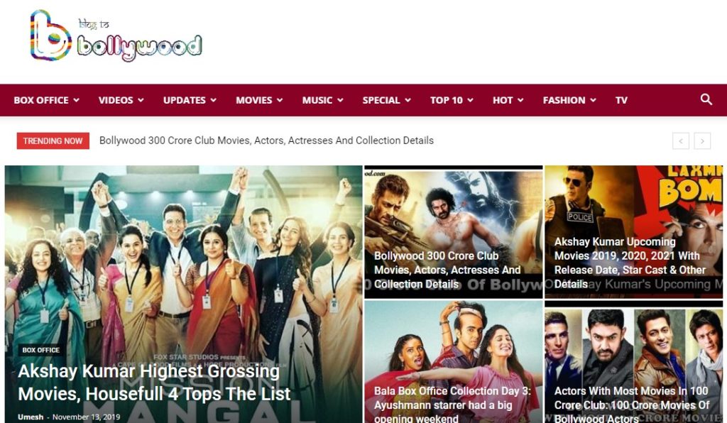 Top 20 Bollywood Blogs In India - Baggout
