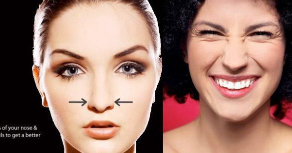7 Best And Easy Facial Exercises To Get Your Nose In Shape! - Baggout