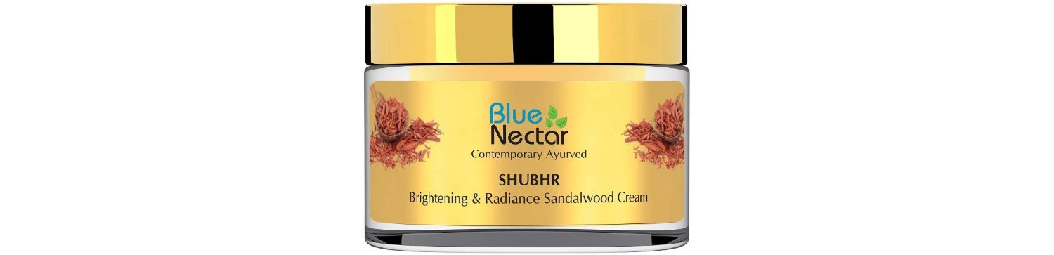 Blue Nectar Ayurvedic Sandalwood Brightening and Lightening Cream - Baggout