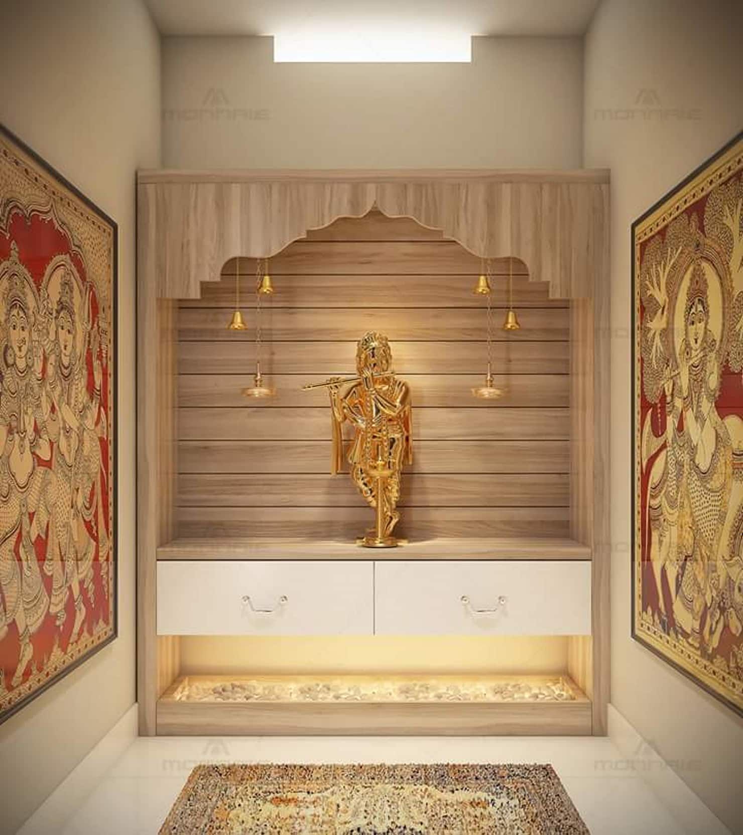 14 Best Mandir Designs For Home - Baggout