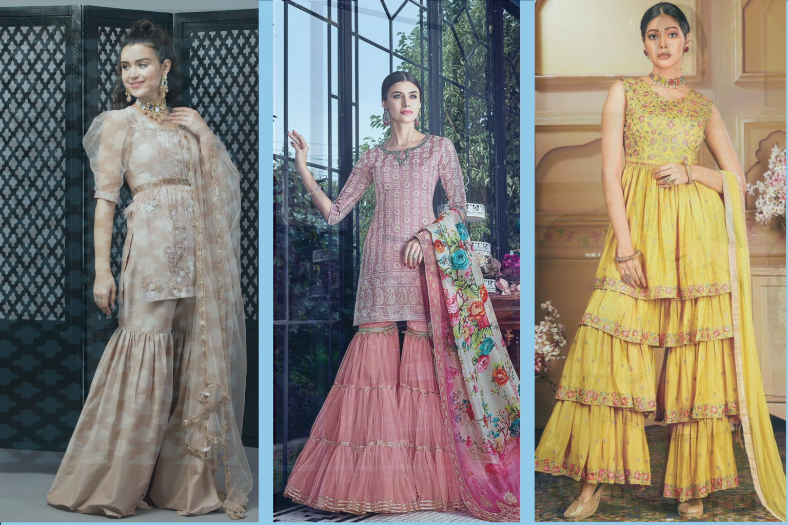 25 Sharara Designs Ideas For Every Occasion! - Baggout