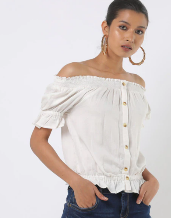 Top 30 types of off-shoulder tops that you would love - Baggout