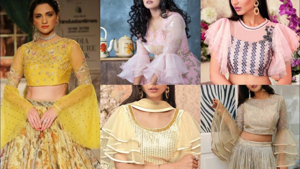 BLOUSE DESIGN FOR LEHENGA: SLEEK AND STUNNING - Baggout